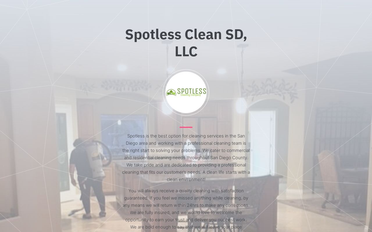 Spotless Clean SD, LLC